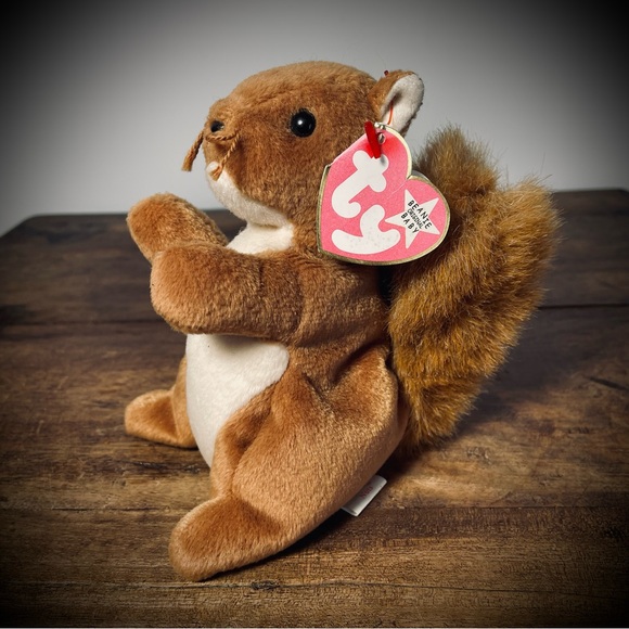 Ty | Toys | Ty Beanie Baby Squirrel Nuts Stuffed Animal | Poshmark